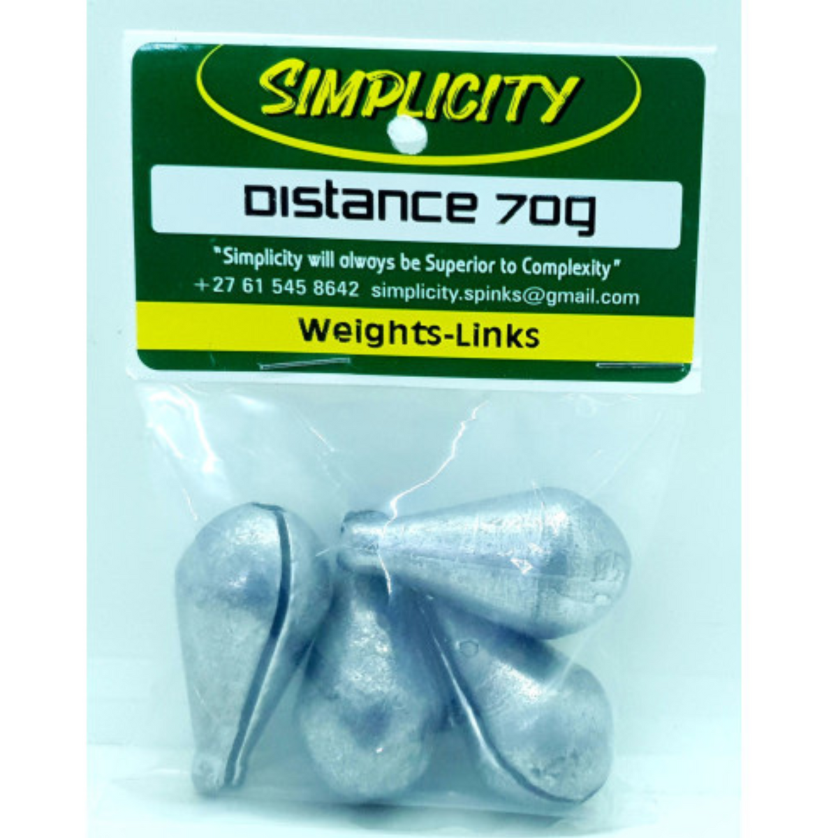 70g Link Weight – Baits4U TA VISKAS