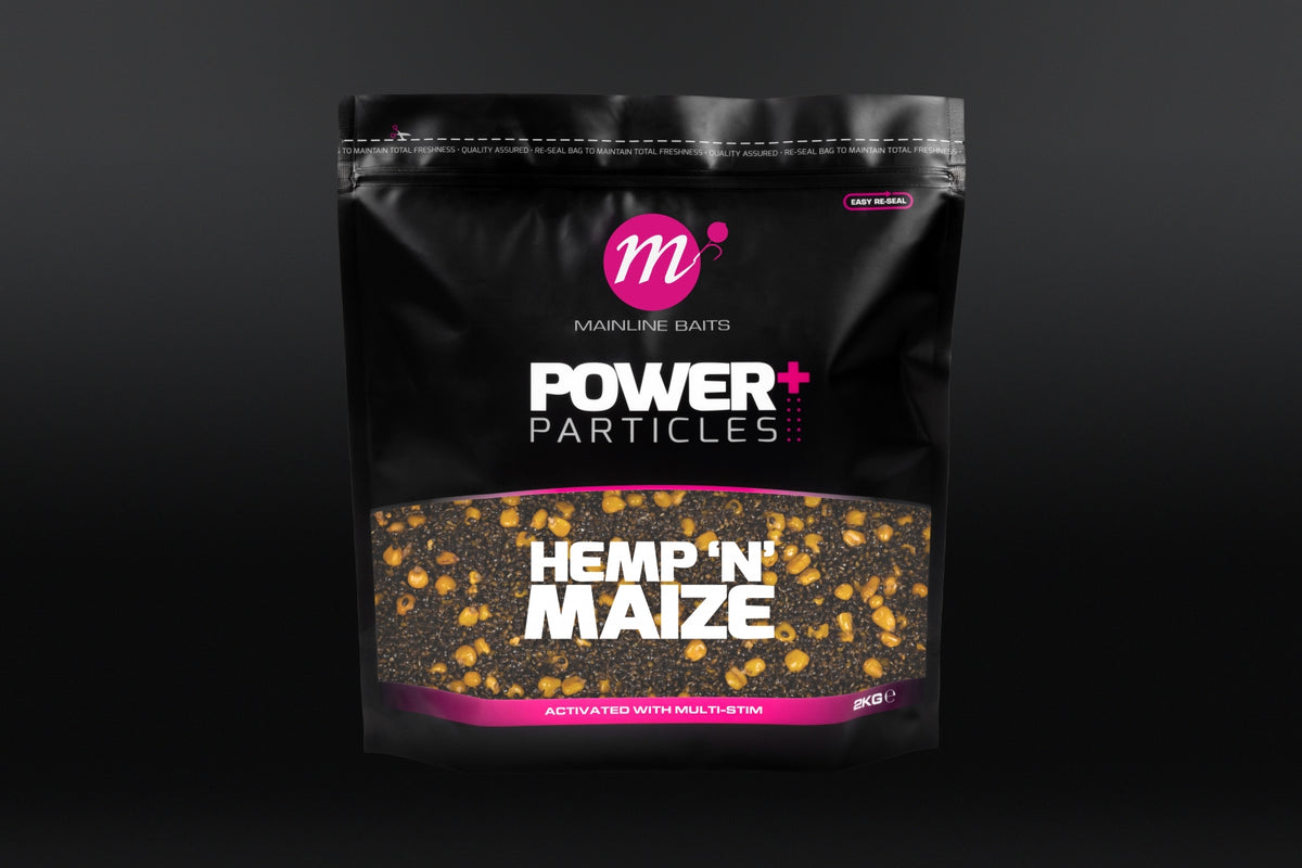 Hemp n Maize 2kg Power Plus Particles – Baits4U TA VISKAS