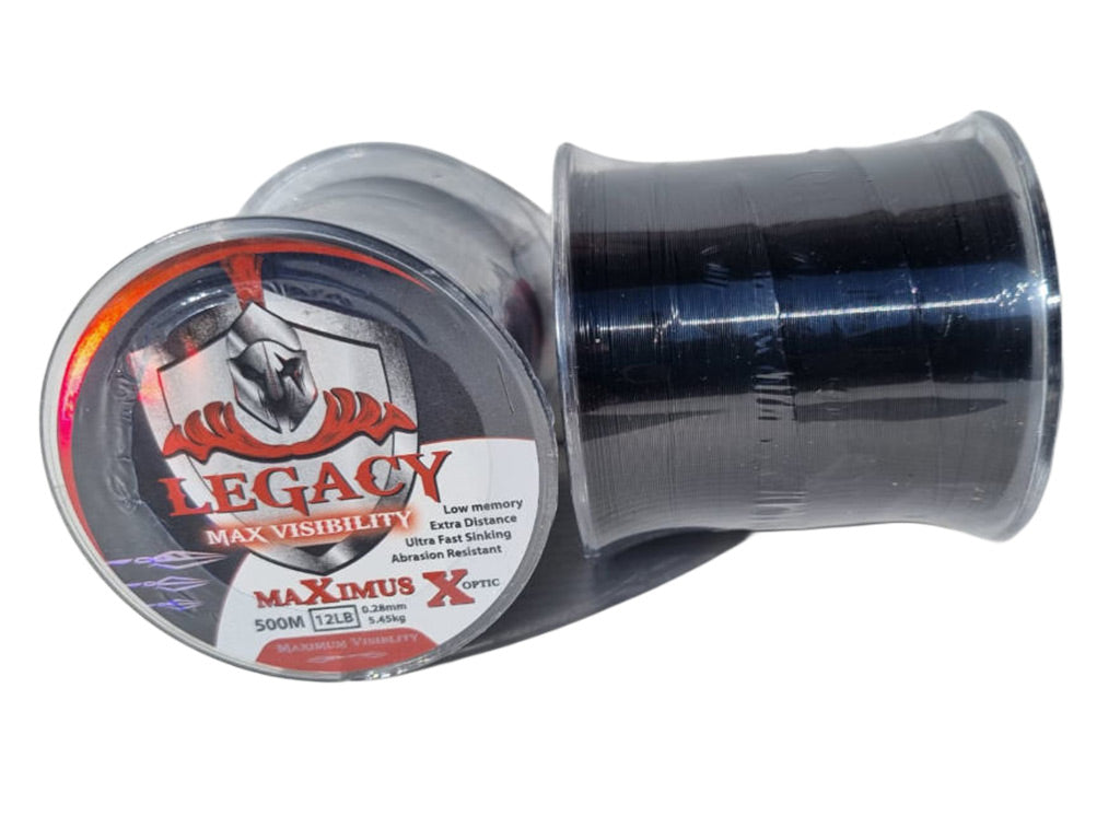 10lb Black Max Vis 0.25mm 500m - Legacy – Baits4U TA VISKAS
