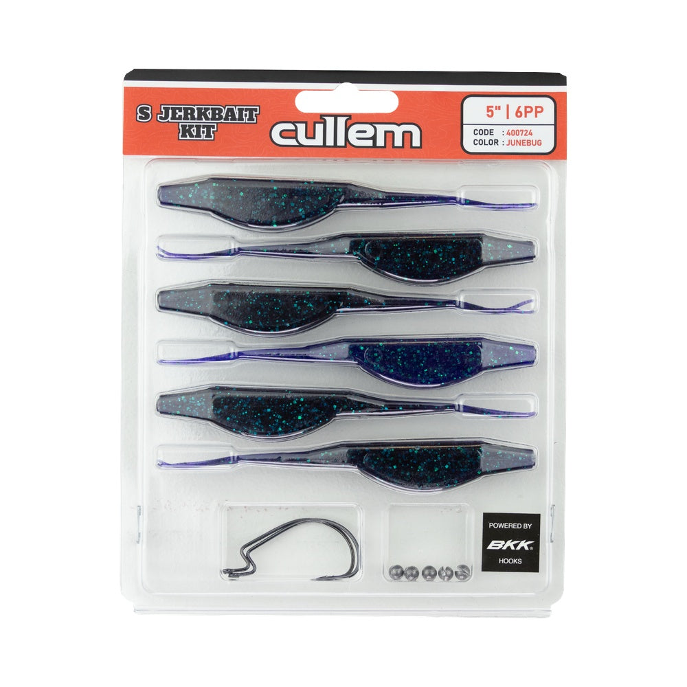 Junebug Soft Jerkbait Rig Cullem Pro Kit – Baits4U TA VISKAS