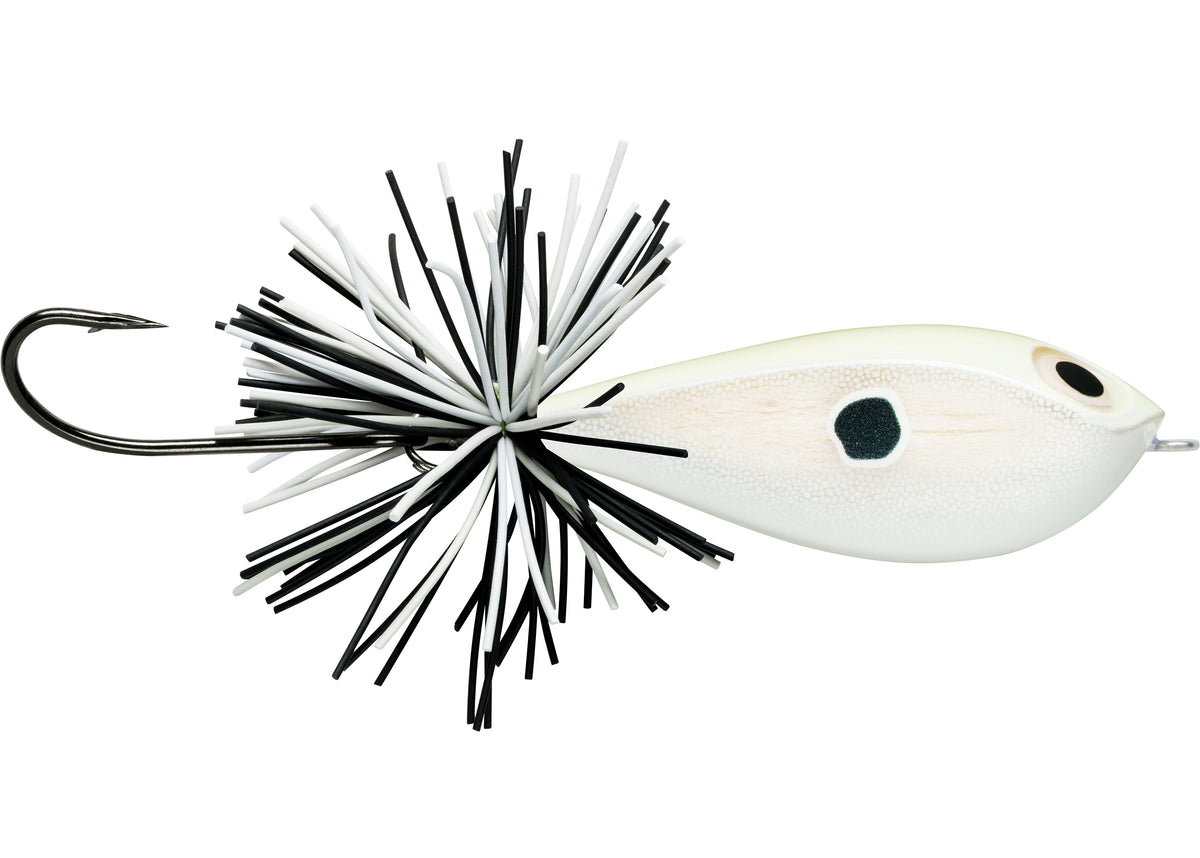 #5 Pale Bone Skitter Frog - Topwater – Baits4U TA VISKAS