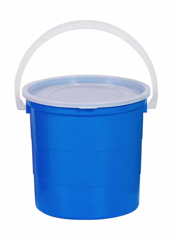 Blue 5L Bucket with Lid Plastic – Baits4U TA VISKAS